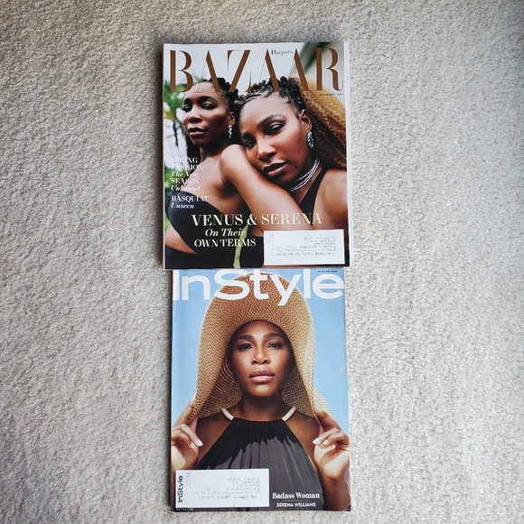 Harper Bazaar and InStyle | Other | Venus Williams Collectors Magazines ...